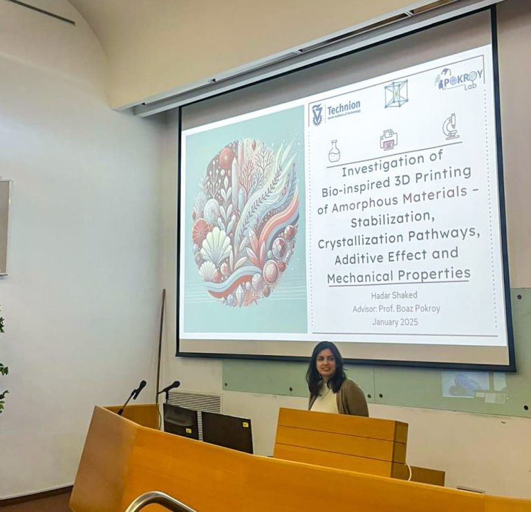 Pokroy Lab – Bio-Inspired Surface Engineering and Biomineralization Lab